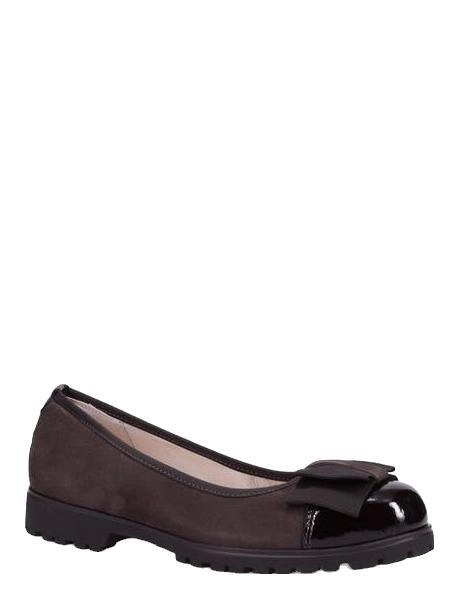 Ron White Ivale Bow Flat - Chocolate
