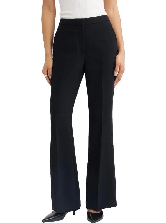OPEN EDIT The Curator Flare Leg Trouser - Black