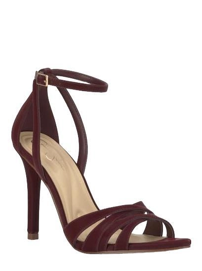 Jessica Simpson Calisa Strappy High Heel Sandal - Dark Cherry