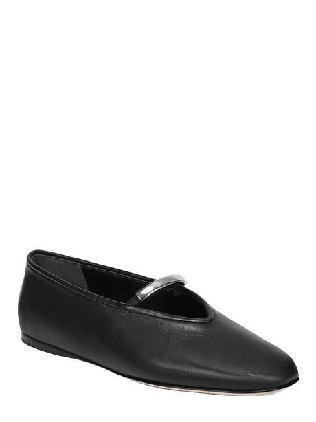 FAVORITE DAUGHTER Maddie Mary Jane Ballet Flat - Black