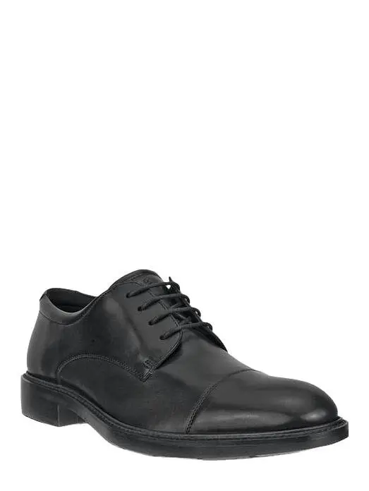 Ecco Metropole Prague Cap Toe Derby - Black