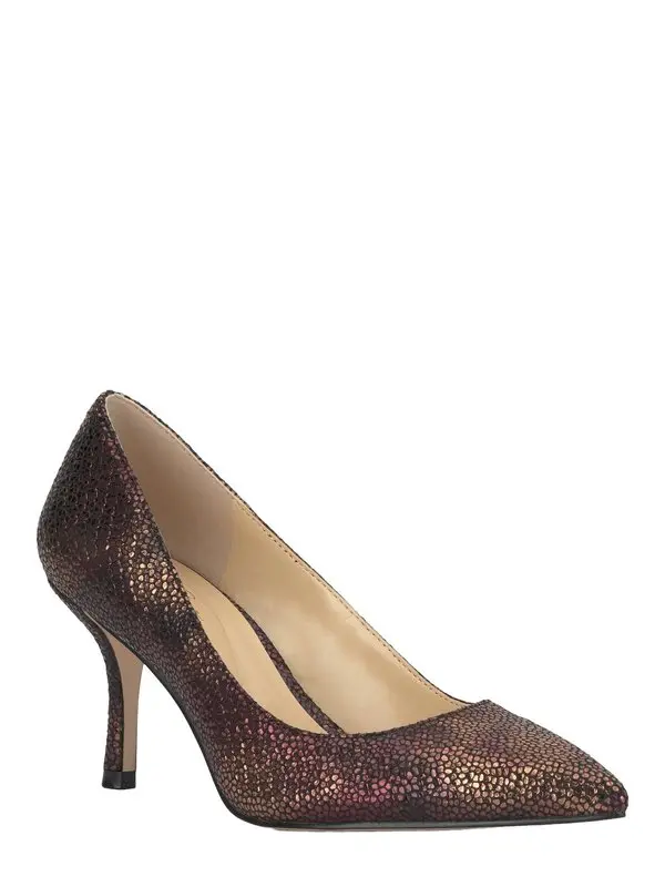 Jessica Simpson Voemi Pointed Toe Pumps - Bronze Multi