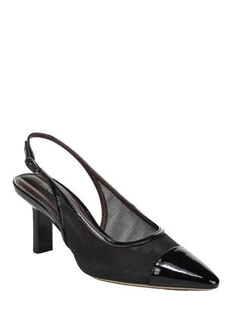 Franco Sarto Jurina Cap Toe Slingback Pumps - Black