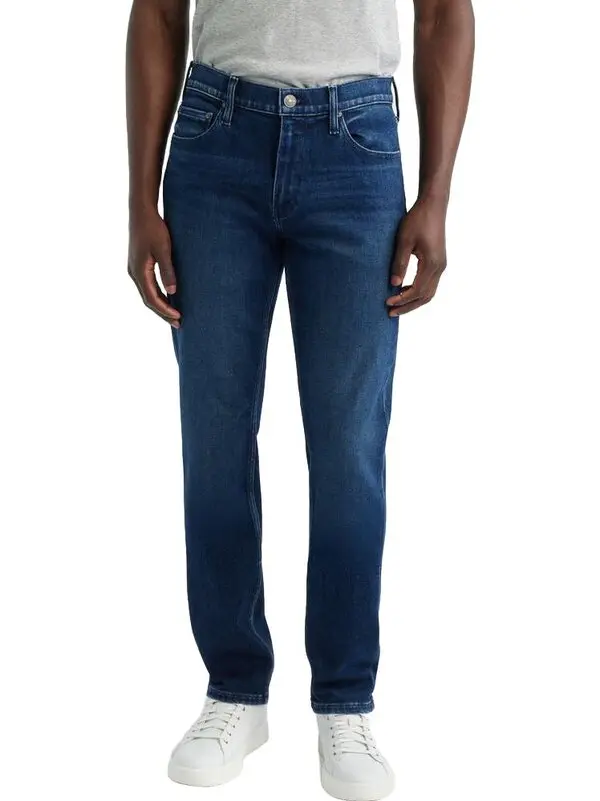 Paige Federal Slim Straight Leg Jeans In Dark Wash - Arcus