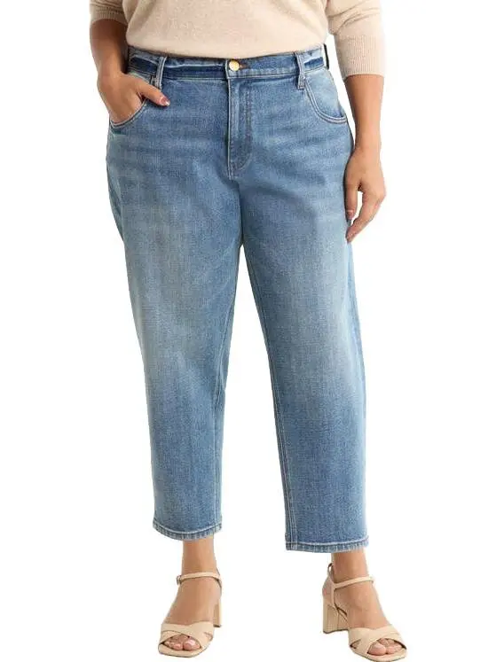 Kut From The Kloth High Waist Crop Baggy Jeans - Discuss