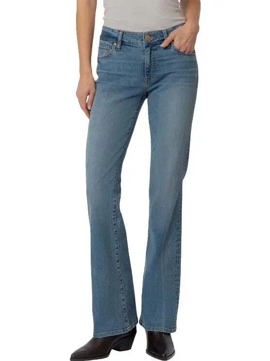 Kut From The Kloth Natalie Low Rise Bootcut Jeans - Discrete