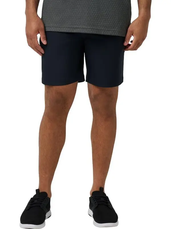 Travis Mathew Otc 2.0 Flat Front Shorts - Black