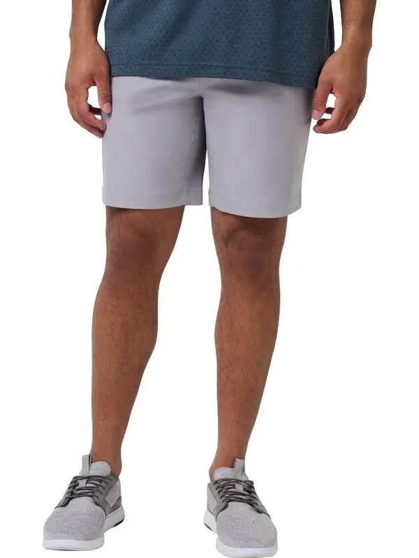 Travis Mathew Otc 2.0 Flat Front Shorts - Sleet