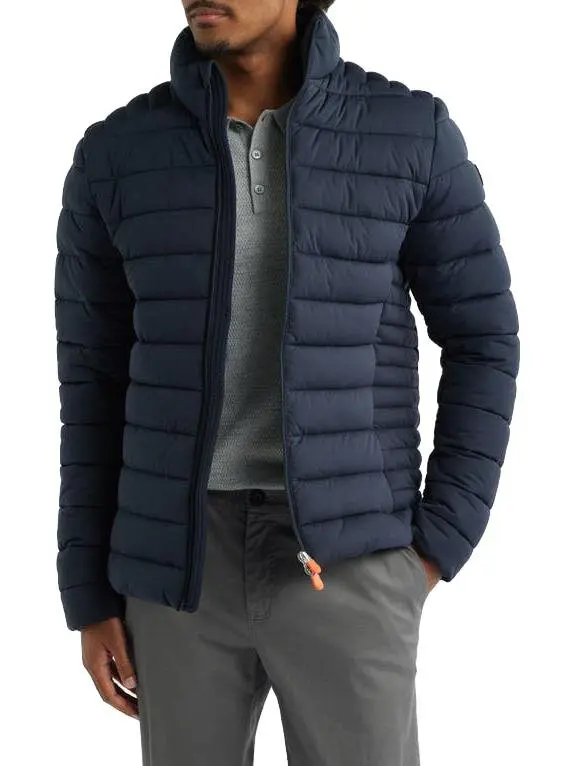 SAVE THE DUCK Ari Water Repellent Puffer Jacket - Blue Black