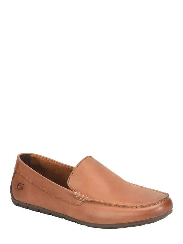 BØRN Allan Moc Driver Loafer - Brown Fullgrain