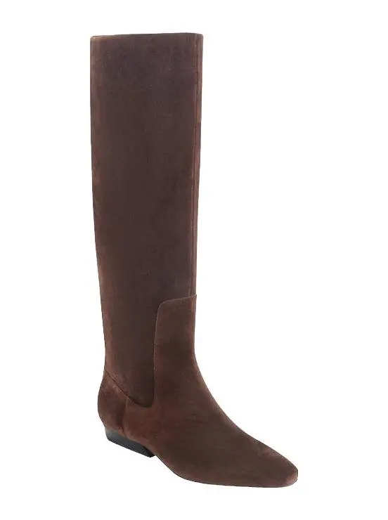Marc Fisher Daynna Knee High Boots - Dark Brown