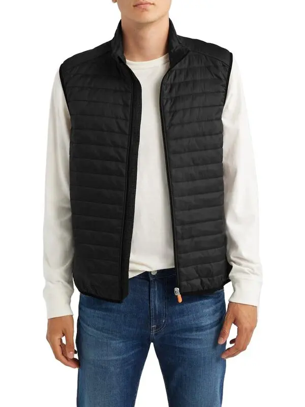 SAVE THE DUCK Vince Water Repellent Puffer Vest - Black