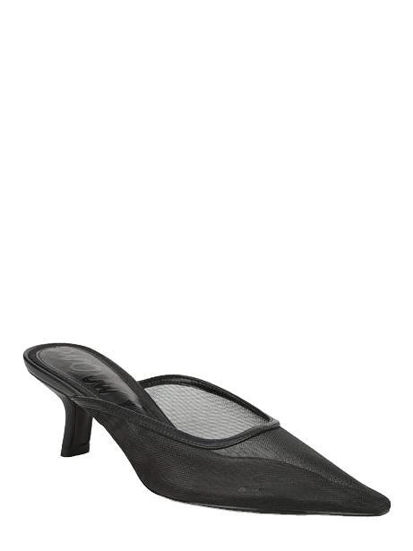 Sam Edelman Mesh Pointed Toe Mule - Black