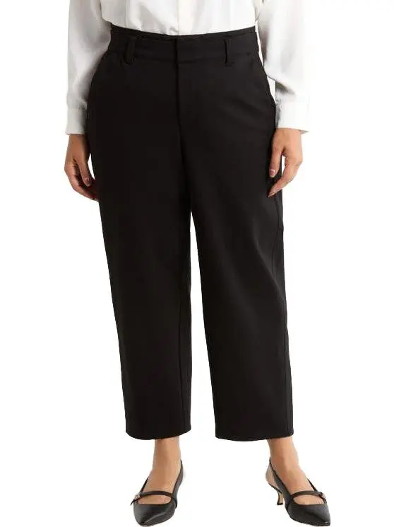 Wit & Wisdom Skyrise Ankle Straight Leg Pants - Black