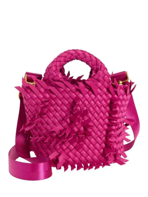 NAGHEDI St. Barths Petite Fray Tote - Berry