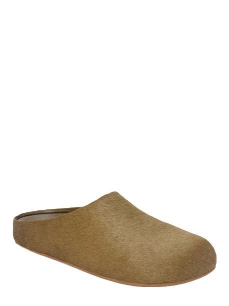 Matisse Daria Genuine Calf Hair Mule - Moss