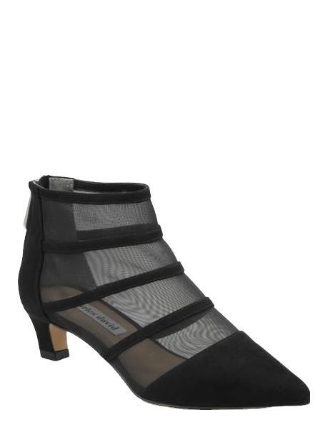 CHARLES DAVID Alpha Pointed Toe Bootie - Black