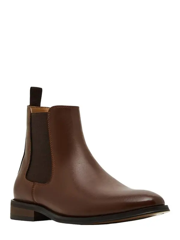 Steve Madden Avenue Chelsea Boot - Brown Leather