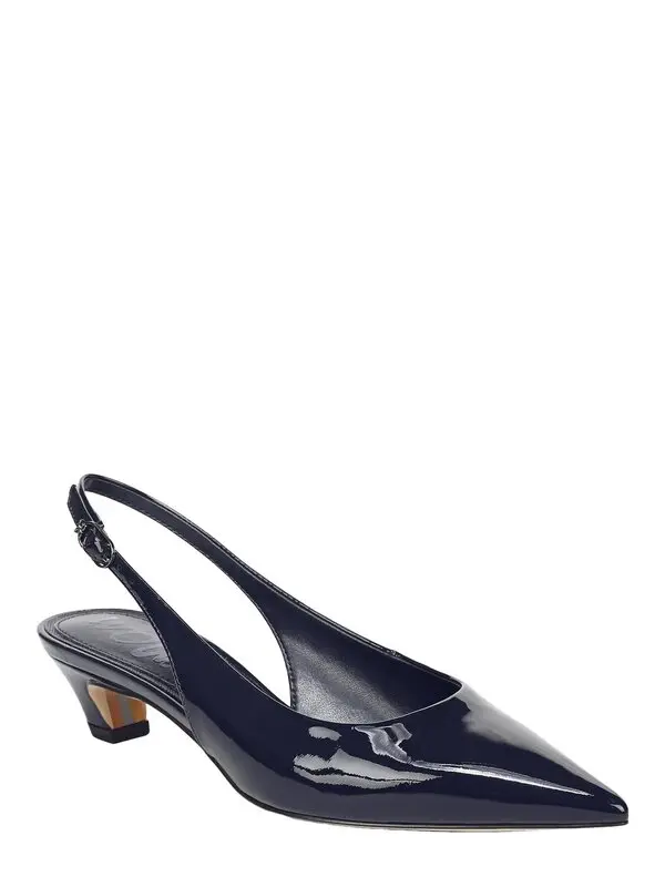Sam Edelman Finch Slingback Pointed Toe Pump - Midnight Blue