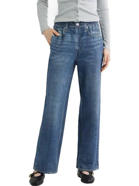Rag & Bone Miramar Wide Leg Sweatpant Jeans - Kimber