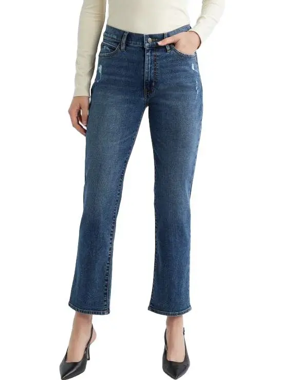 FRAME Distressed Boyfriend Jeans - Solara