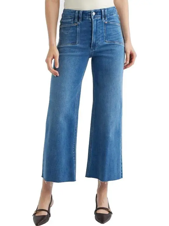 Paige Vanessa Wide Leg Jeans - Nerium