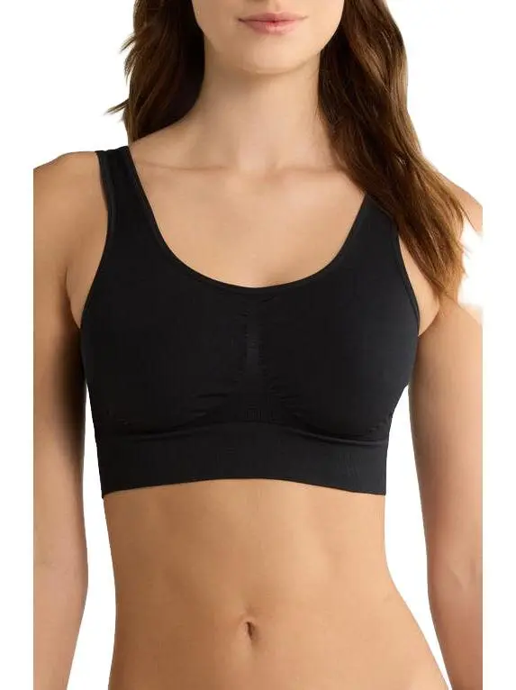 Nordstrom Seamless Tank Bralette - Black