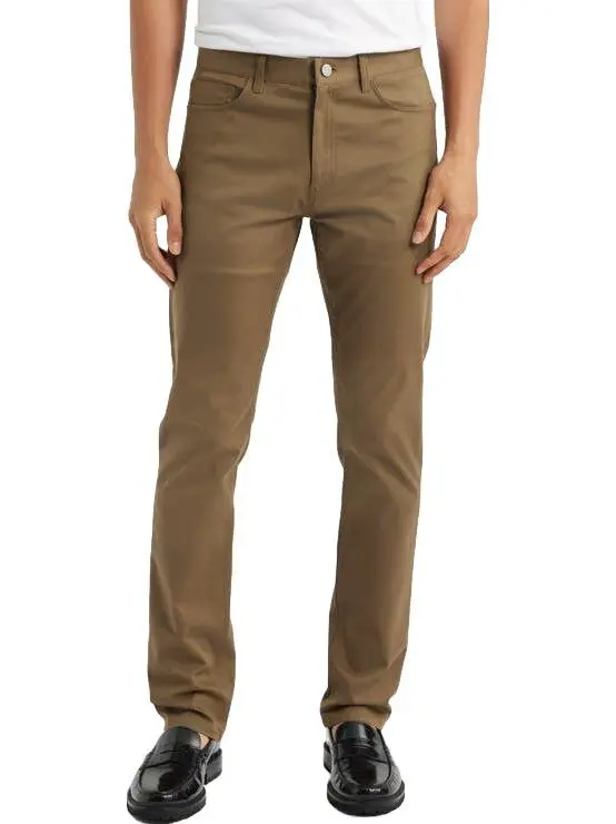 Theory Raffi Soft Stretch Slim Leg Pants - Duffle
