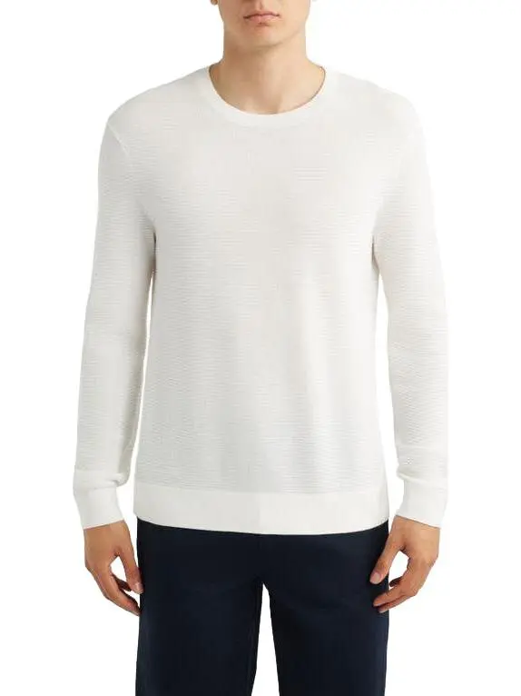 Theory Riland Crewneck T-shirt - Ivory
