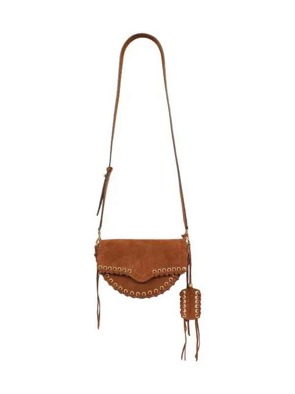 Rebecca Minkoff Mason Leather Crossbody Bag - Cognac