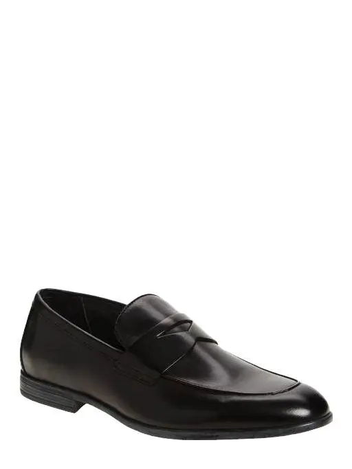 Nordstrom Leather Penny Loafers - Black