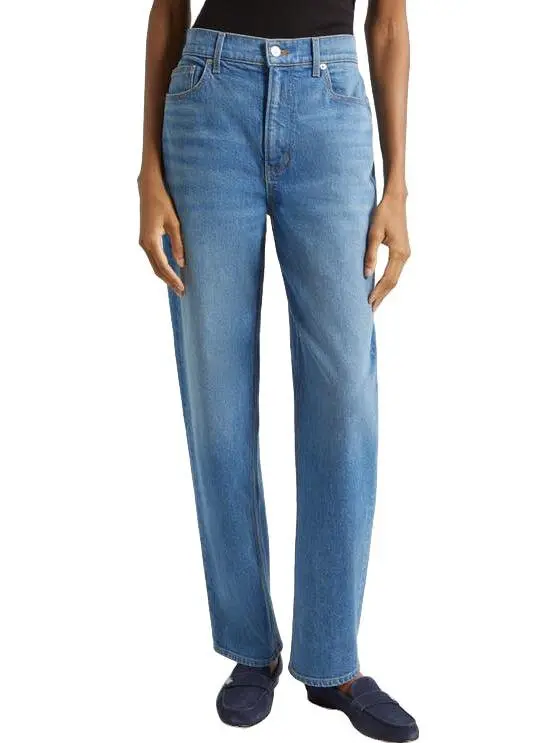 Veronica Beard Harley Barrel Leg Jeans - River Wind