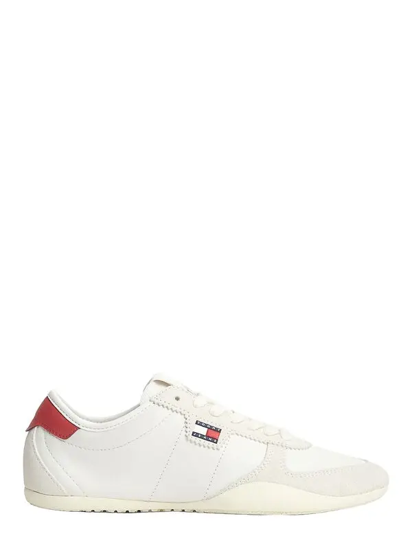 Tommy Hilfiger Leather Ballet Sneakers - Red/white/blue