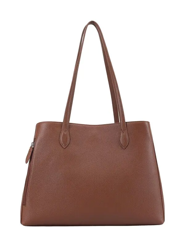 LLOYD BAKER Adelaide Leather Tote Bag - Brown