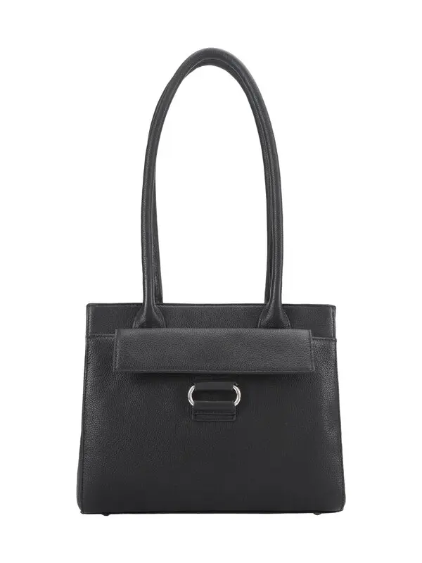 LLOYD BAKER Lillian Leather Top Handle Bag - Black