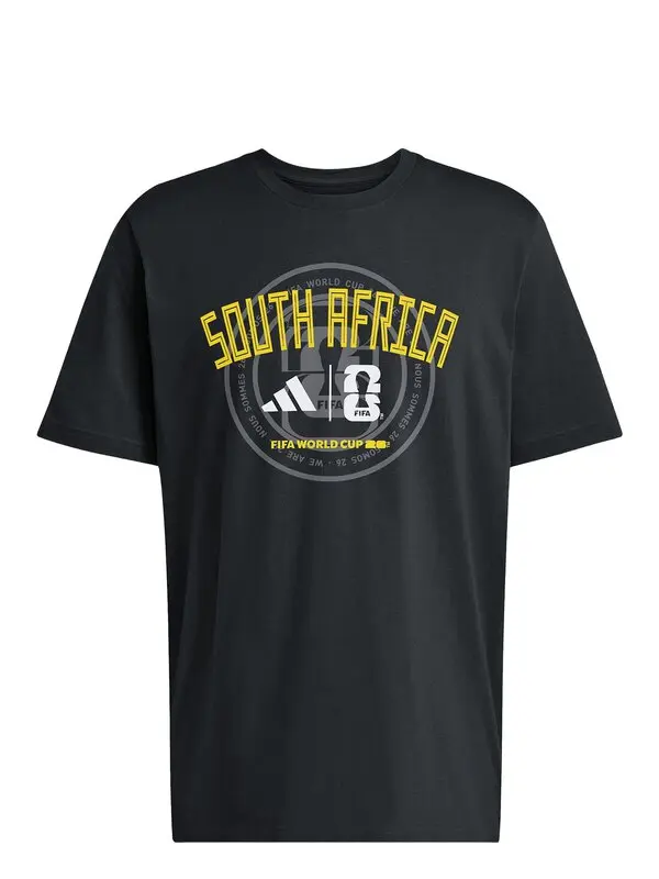 Adidas Fifa World Cup 26 Qualifier Tee South Africa - Black
