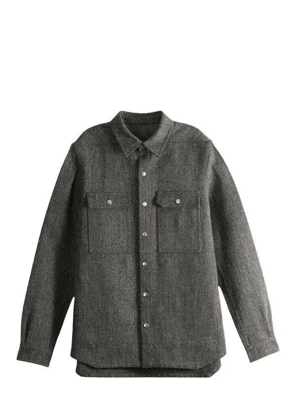 Rick Owens Carbone' Outershirt - Grey