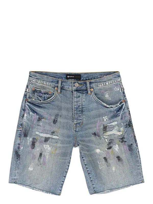 PURPLE BRAND Aged Vintage Destroy Skinny Jeans - Blue