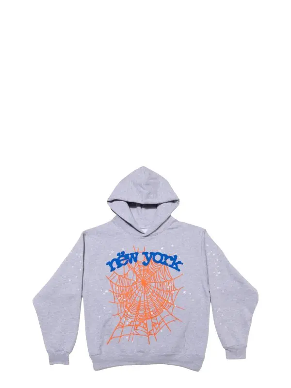 SP5DER Og Web V2 Knicks Home Hoodie - Grey