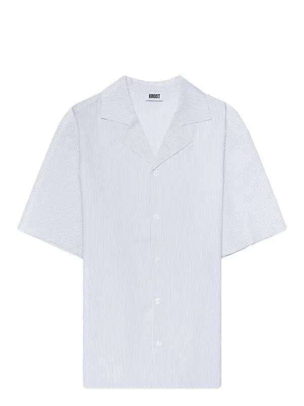 KROST Cotton Striped Shirt - Blue