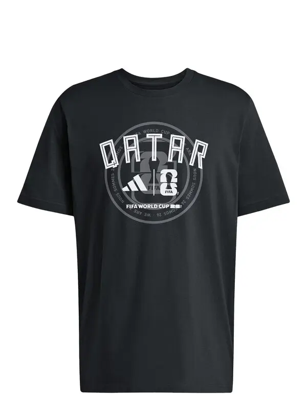 Adidas Fifa World Cup 26 Qualifier Graphic T-shirt - Black