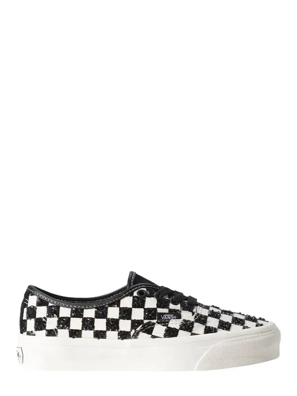 VANS Lx Authentic 44 Beaded Checkerboard Sneakers - Black