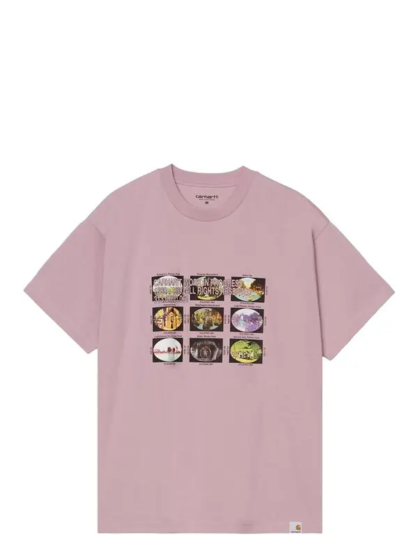Carhartt Work In Progress Short Sleeve Graphic T-shirt - Pink