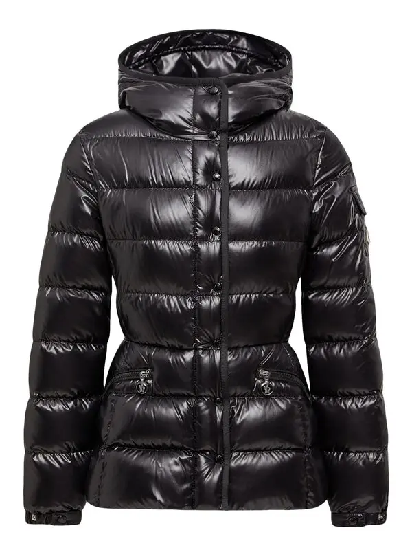 Moncler Barante Quilted Jacket With Hood - Black