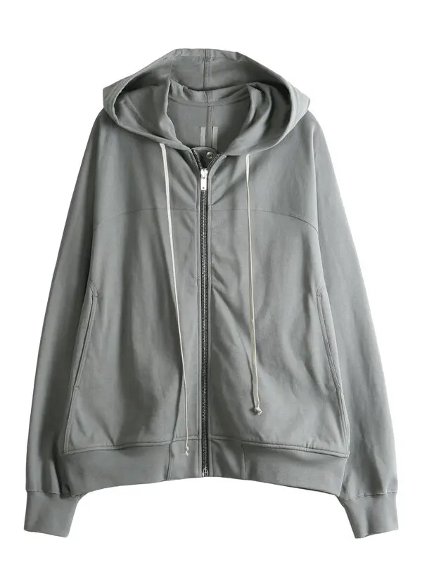 Rick Owens Zip-up Hooded Windbreaker - Grey