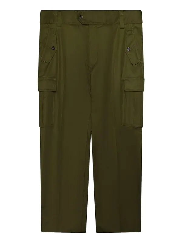 Alexander McQueen Straight Leg Cargo Pants - Green