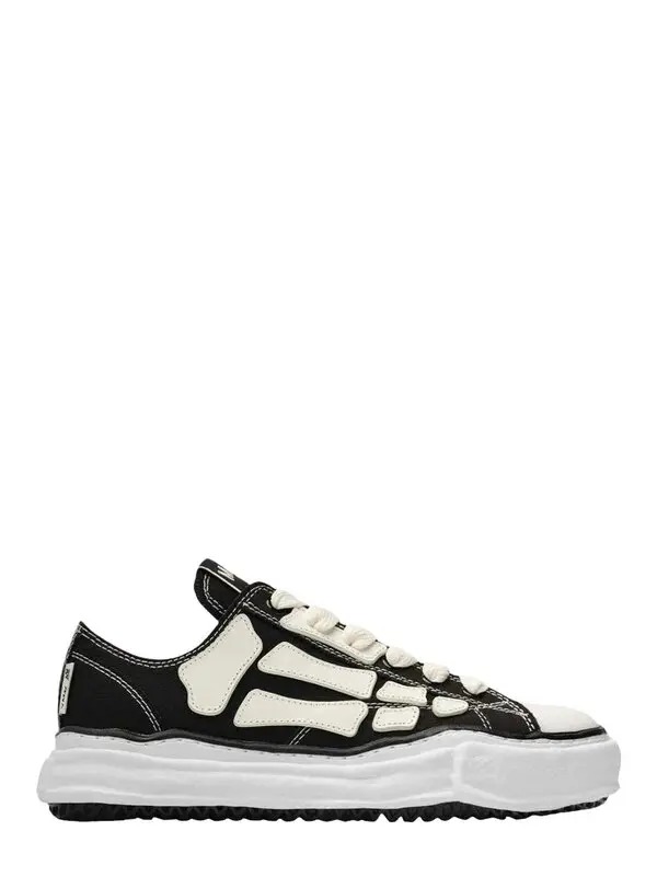 Mihara Yasuhiro Mmy Bones X' Sneakers - Black