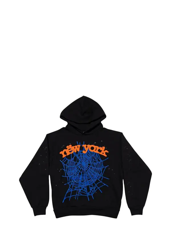 SP5DER Og Web V2 Knicks Alternate Hoodie - Black