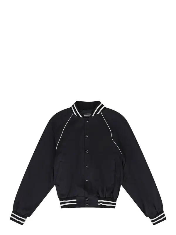 ANN DEMEULEMEESTER Dreams" Embroidered Raglan Bomber - Black