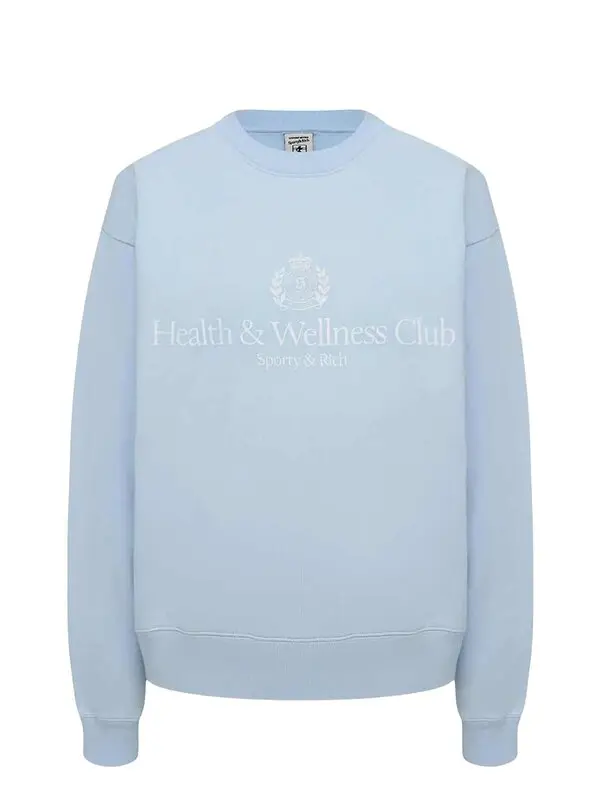 SPORTY & RICH Crewneck Sweatshirt - Blue